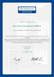ARLA-CERTIFICATE2021 | Proudhouse Property Management